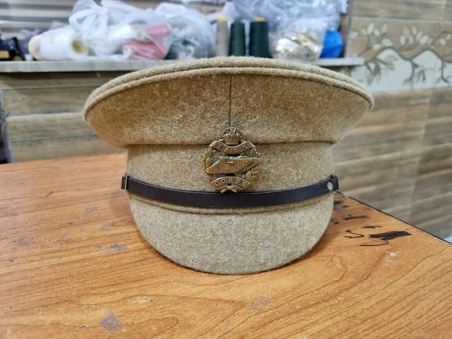 WW1 BRITISH ARMY 1917 Dated Tank Corps Wool Trench Cap £61.32 - PicClick UK