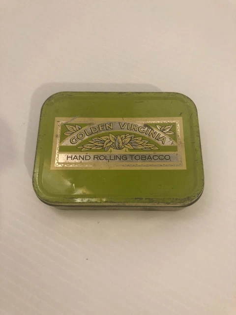 VINTAGE GOLDEN VIRGINIA Hand Rolling Tobacco 2 oz. Tobacco Tin $36.95 ...