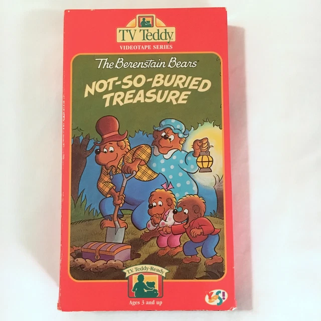 THE BERENSTAIN BEARS: Not-So-Buried Treasure. VHS Video Tape TV Teddy ...