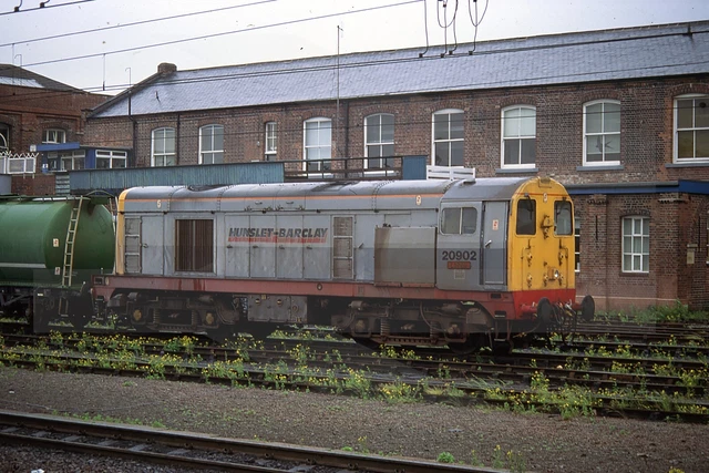 ORIGINAL 35MM SLIDE - Class 20/9 'Weedkiller' 20902 - Doncaster - 1993 ...