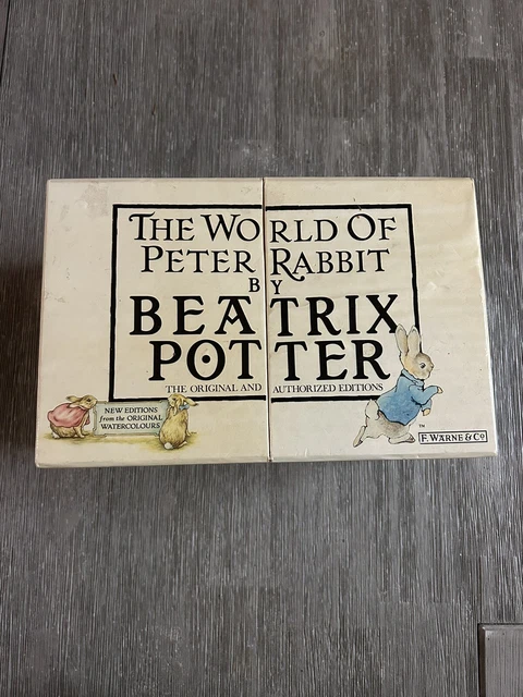 THE WORLD OF Peter Rabbit 23 Book Box Set Beatrix Potter F. Warne 1993 ...
