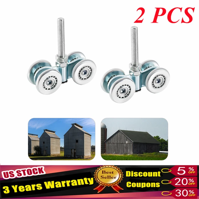 2X UNIVERSAL A3 Steel Roller Sliding Door Pulley Wheel Barn Door Track ...