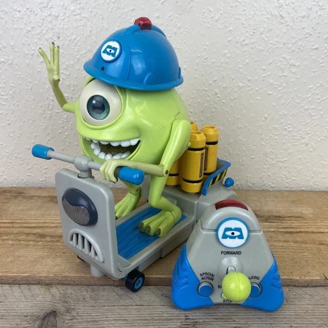 DISNEY PIXAR THINKWAY Toy Monsters Inc Mikes Scare Scooter Mike ...