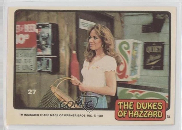1981 DONRUSS DUKES of Hazzard Daisy Duke Catherine Bach #27 01lu £4.60 ...
