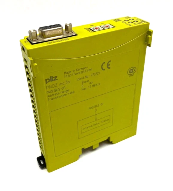 PILZ PNOZ MC3P Profibus 2 Fieldbus Communication Slave Module PROFIBUS ...