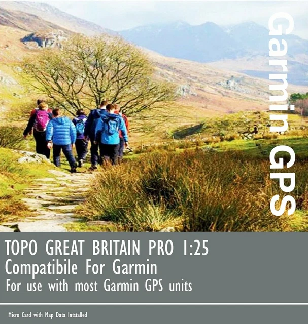 GREAT BRITAIN PRO 1:25K compatibile for Garmin GPS handheld units £39. ...