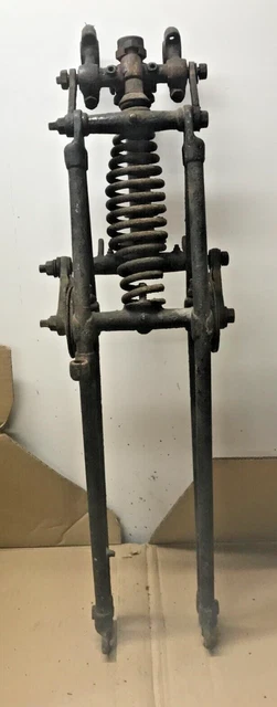 VINTAGE RARE 1930S New Imperial? Barn Find Girder Forks BSA AJS Triumph ...