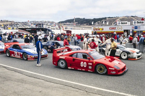 JEAN ALESI, FERRARI France, Ferrari F40 IMSA 1989 Old Motor Racing ...