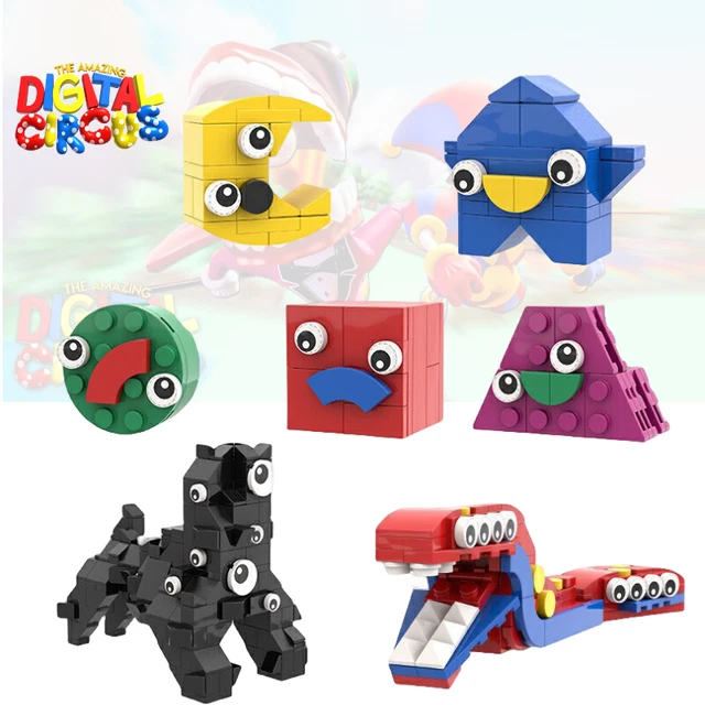 THE AMAZING DIGITAL Circus Clown Assembly Building Blocks Diy Plastic ...