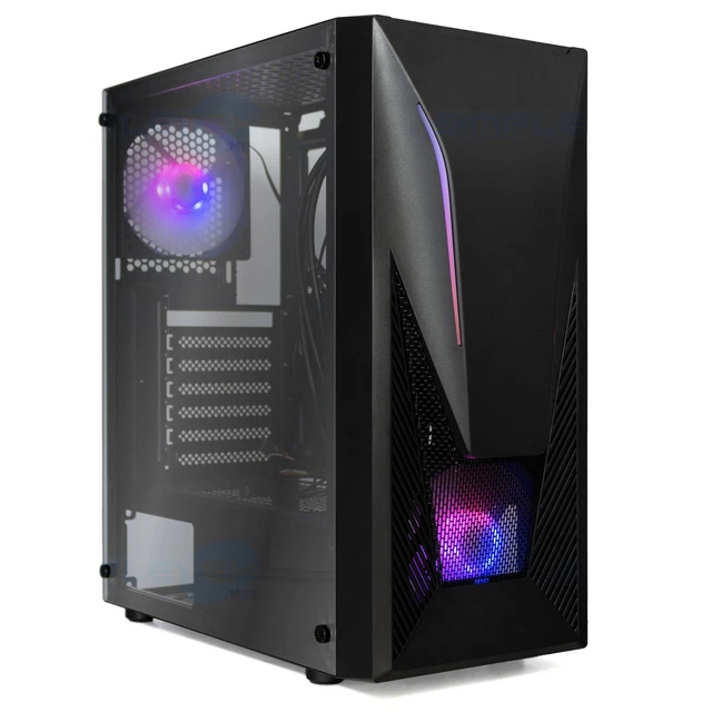 CASE GAMING RGB ATX Micro-Atx Mini Itx Tower Cabinet Computer PC Game ...