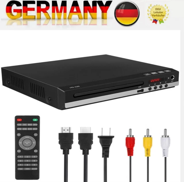 CD DVD EVD VCD Spieler mit HDMI USB AV Anschluss Mit Fernbedienung für TV Player EUR 39,89 ...