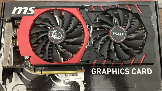 MSI GEFORCE GTX 970 Gaming 4G, 4GB GDDR5 Grafikkarte EUR 25,00 ...