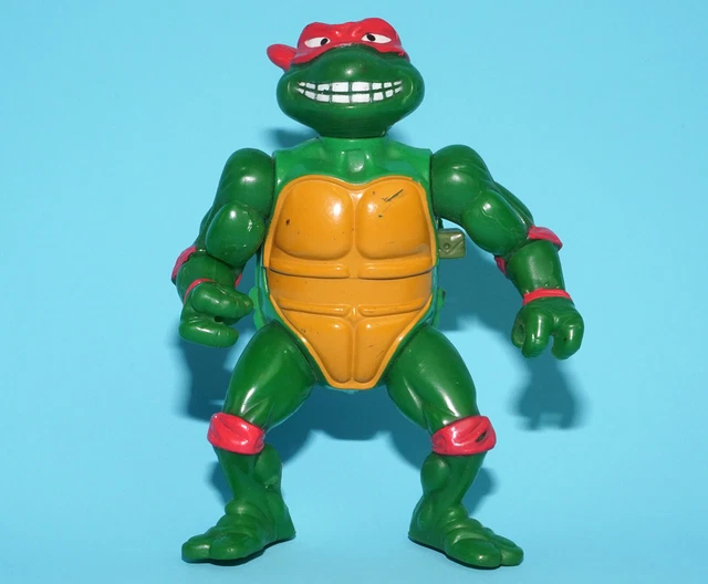 TMNT TEENAGE MUTANT Ninja Turtles Breakfighting Raphael 1989 Playmates ...