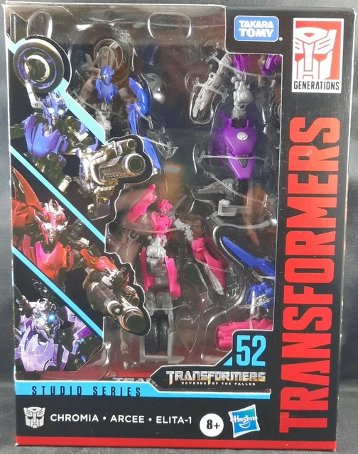 TRANSFORMERS STUDIO SERIES (ROTF) n. 52 Arcee - Chromia - Elita-1 MISB ...