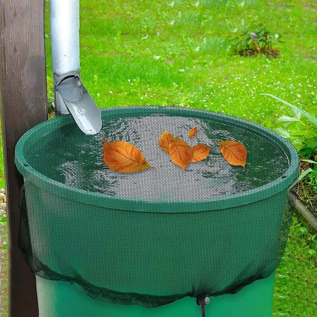 TOOL TANK MESH Cover Water Collection Buckets PE Rain Barrels Netting ...