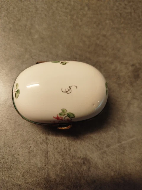 *RARE* BOITE TABAC À Priser Faïence De St Clément Fin 18 Emes Signée ...