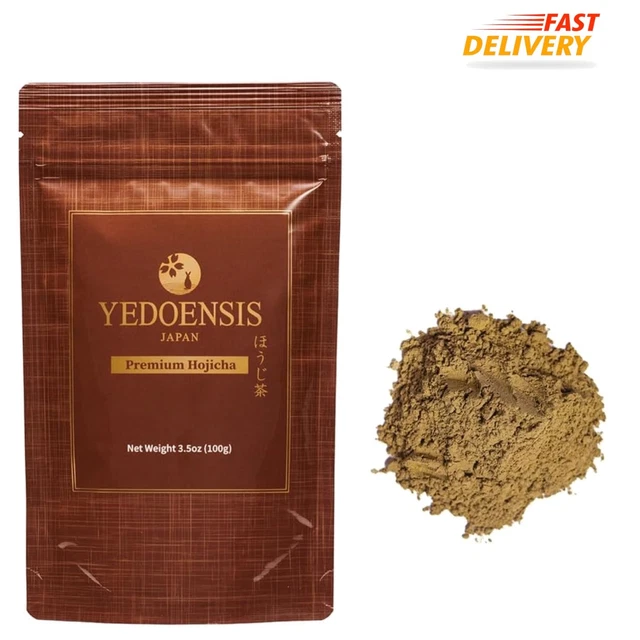 AUTHENTIC HOJICHA POWDER from Shizuoka, Japan - 100g Organic Green Tea ...