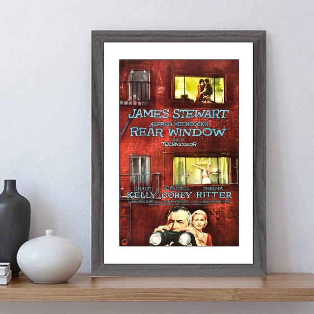 REAR WINDOW MOVIE Poster Repro A4 Size Mounted £6.50 - PicClick UK