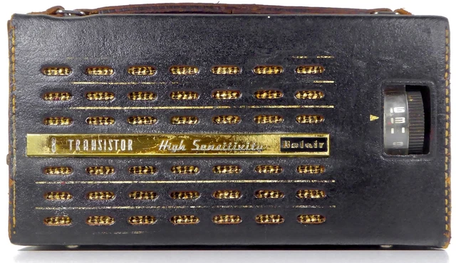 VINTAGE BELAIR AM Transistor Radio, Classic 1950's, Full Function, 8 ...