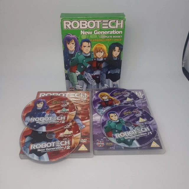 ROBOTECH NEW GENERATION DVD Box Set Complete Collection £9.95 - PicClick UK