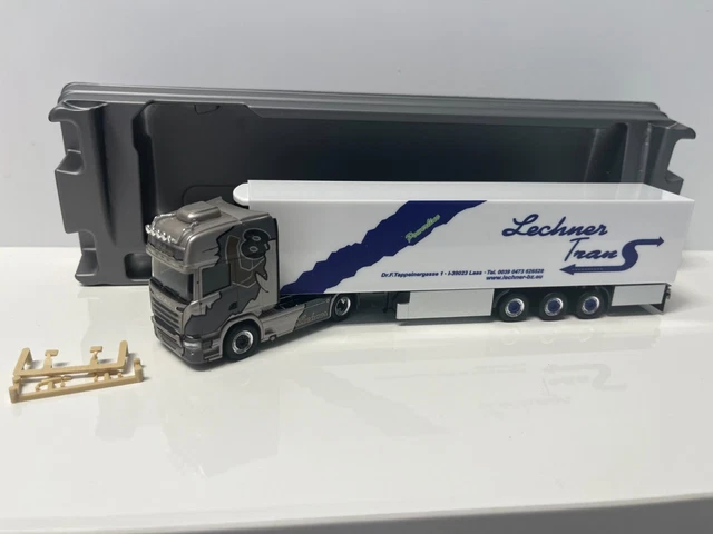 HERPA 312431 # Scania R 13 TL Kühlkoffer-Sattelzug Lechner Trans ...
