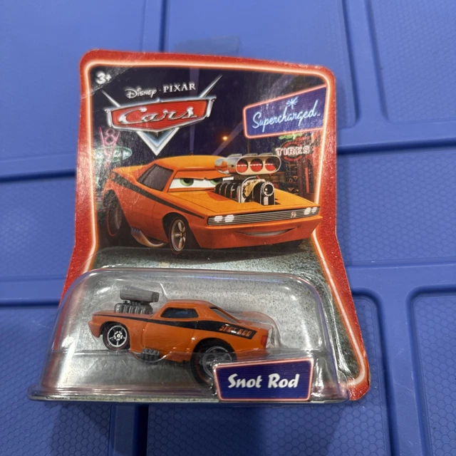 DISNEY PIXAR CARS - SNOT ROD TUNERS Supercharged 2007 - 1:55 Diecast £ ...