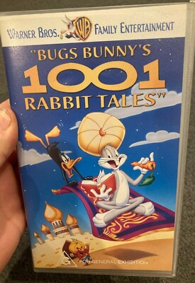 2X BUGS BUNNY VHS PAL Video Tapes Carrotblanca 1001 Rabbit Tales Rare ...