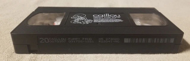 CAILLOU - CAILLOU'S FURRY FRIENDS Vhs Video Tape 2001 CINAR PBS KIDS NO ...