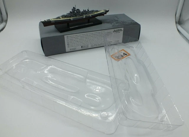 HMS ATLAS EDITIONS THE BISMARK Warship Model Deagostini War Ship LOT ...