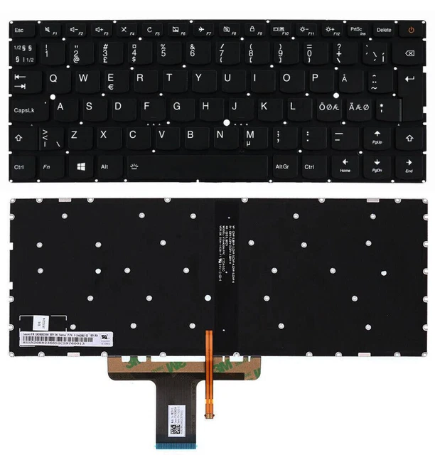 LENOVO IDEAPAD 710S-13IKB 710S-13ISK 510S-13ISK 310S-13ISK Keyboard ...