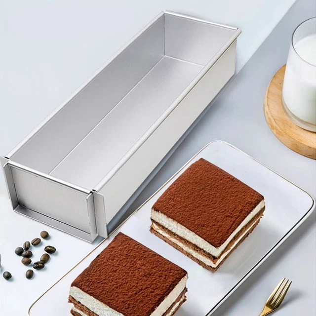 BAKING BREAD LOAF Pan Aluminum Alloy Rectangle Mold for Toast and ...