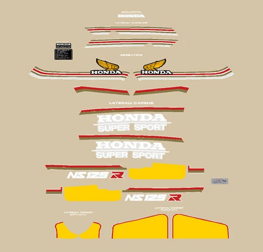 NS 125 R Super Sport Series Stickers Stickers £195.00 - PicClick UK