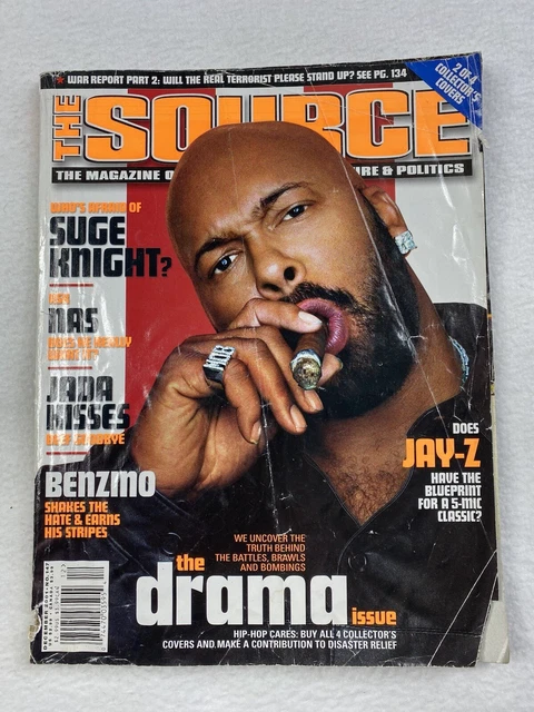THE SOURCE MAGAZINE December 2001 #147 Suge Knight COVER #2 Nas ...