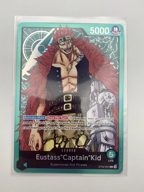 EUSTASS CAPTAIN KID Leader ST02-001 - Worst Generation - One Piece TCG ...