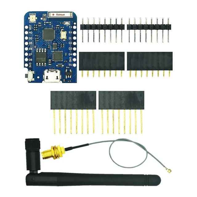 Wemos D1 Mini Pro Esp8266 Nodemcu Arduino Con Antenna Esterna Eur 8