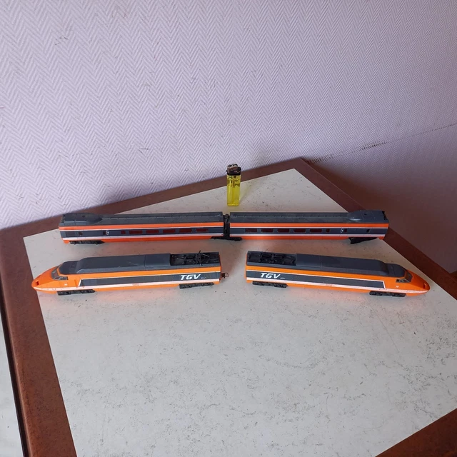 JOUET ANCIEN TRAIN tgv orange. EUR 25,00 - PicClick FR