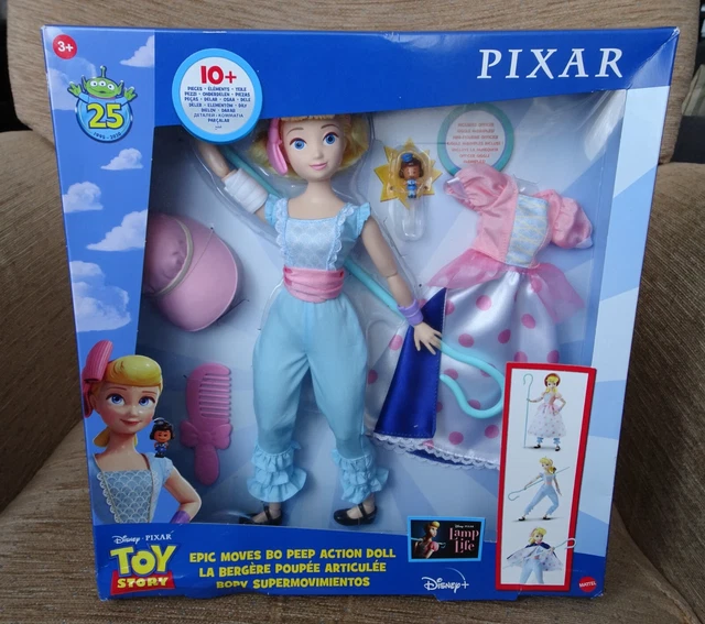 MATTEL DISNEY PIXAR Toy Story 25th 1995-2020 Epic Moves Bo Peep doll ...