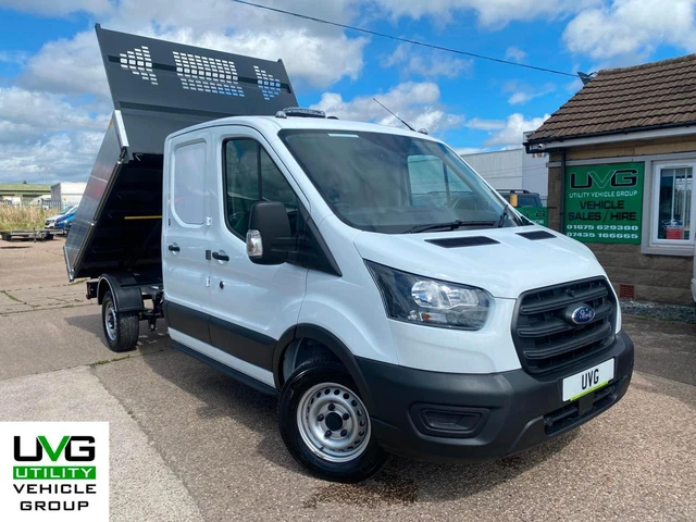 2023 FORD TRANSIT Double Cab Tool Storage Tipper 170ps Alloy Body RWD ...