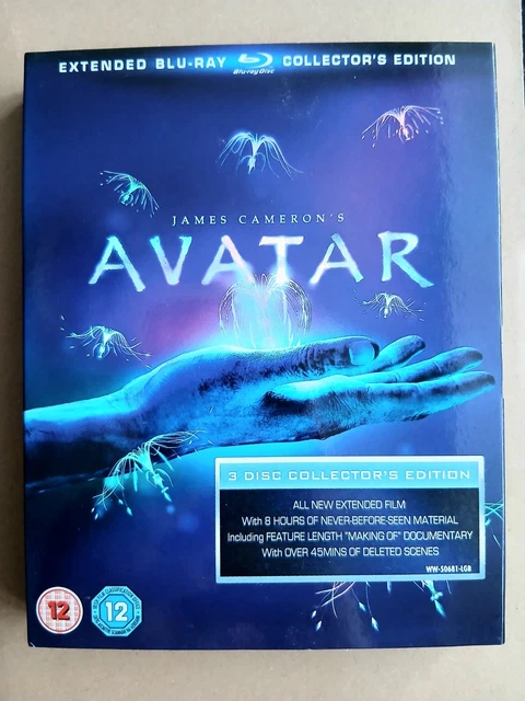 AVATAR COLLECTOR'S EXTENDED Edition BLU RAY 3 Disc Boxset £4.90 ...
