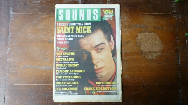 SOUNDS MAGAZINE. 24/31.12.1988. Nick Cave. KLF. Chuck D. Brian Wilson ...