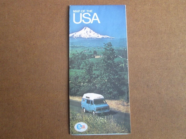 VINTAGE MAP OF The USA - US Department of Commerce Mind Condition Map ...