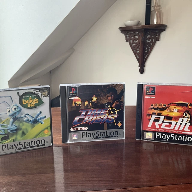 PLAYSTATION 1 GAMES Including A Bugs Life Time Crisis and Rally ...