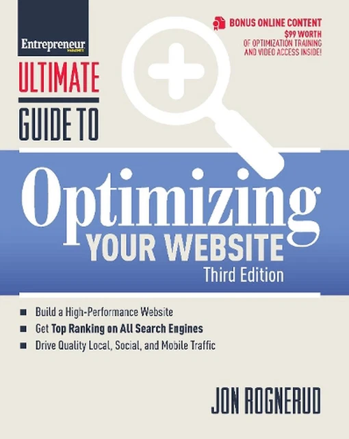 ULTIMATE GUIDE TO Optimizing Your Website by Jon Rognerud (English) Paperback Bo £25.05 ...