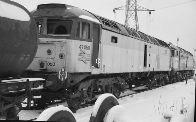 BRITISH RAILWAY B.R Original Negative - Class 47 47050 At Tinsley 1994 ...