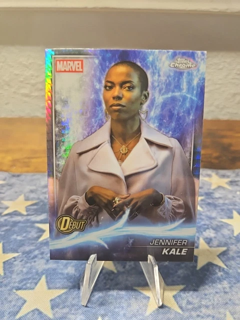 2025 TOPPS CHROME Marvel Studios prism refractor Jennifer Kale Debut ...