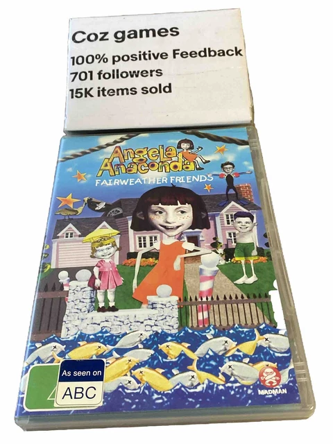 ANGELA ANACONDA FAIRWEATHER Friends Dvd Region 4 MADMAN as Seen On Abc ...