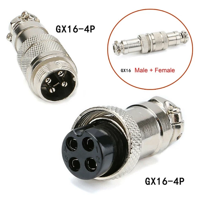 GX16 5 PIN Aviation Plug Male & Female Connector with Separation Force of 1 3N £6.23 - PicClick UK