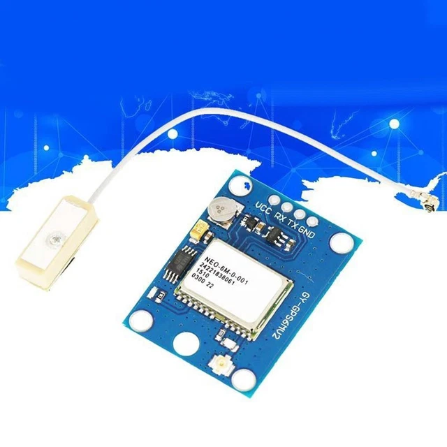 FLIGHT CONTROL GPS Module with Antenna 3V 5V Power Supply Compact Size ...