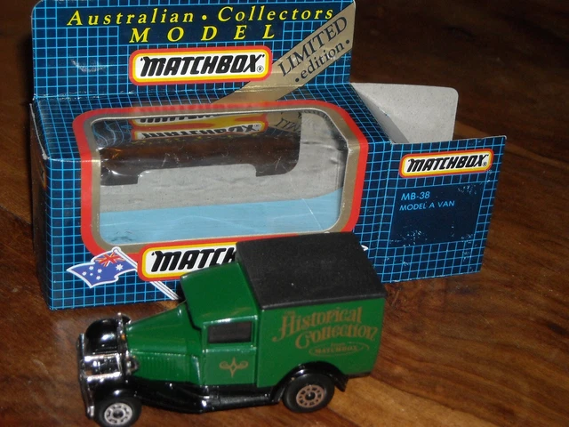 MATCHBOX MB38 LTDED Australian Collectors Model A Ford Van Powerhouse ...