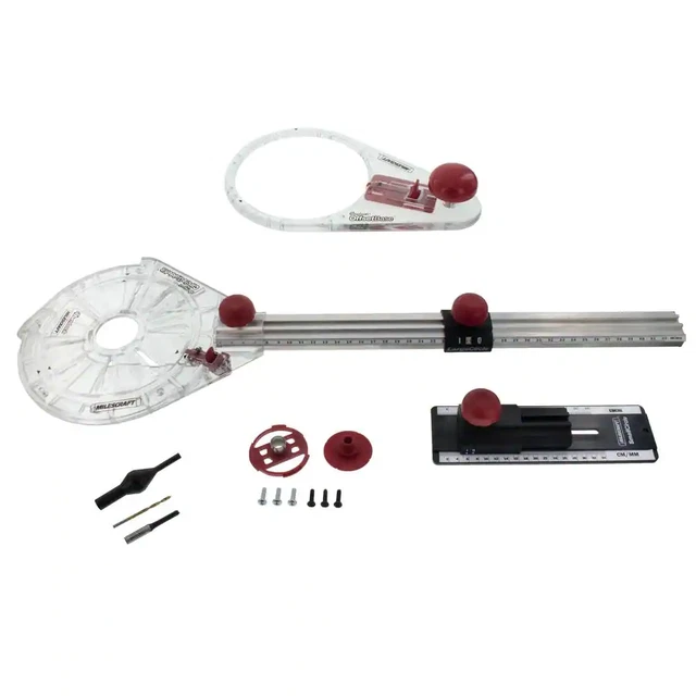 MILESCRAFT ROUTER JIG Circle Cutting Guide Template Kit Woodworking ...